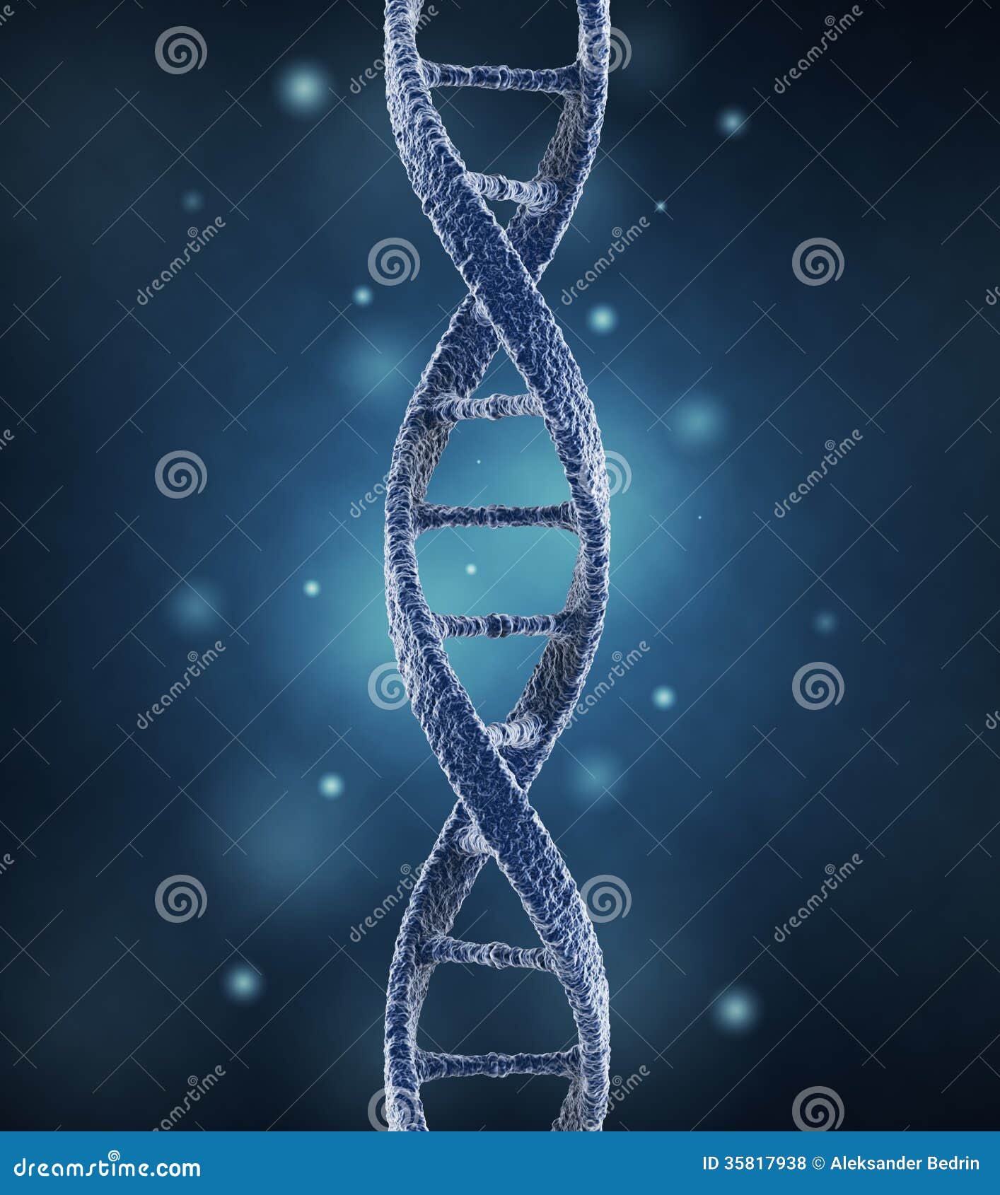 DNA Helix Molecules. Science Concept 3D Stock Illustration ...
