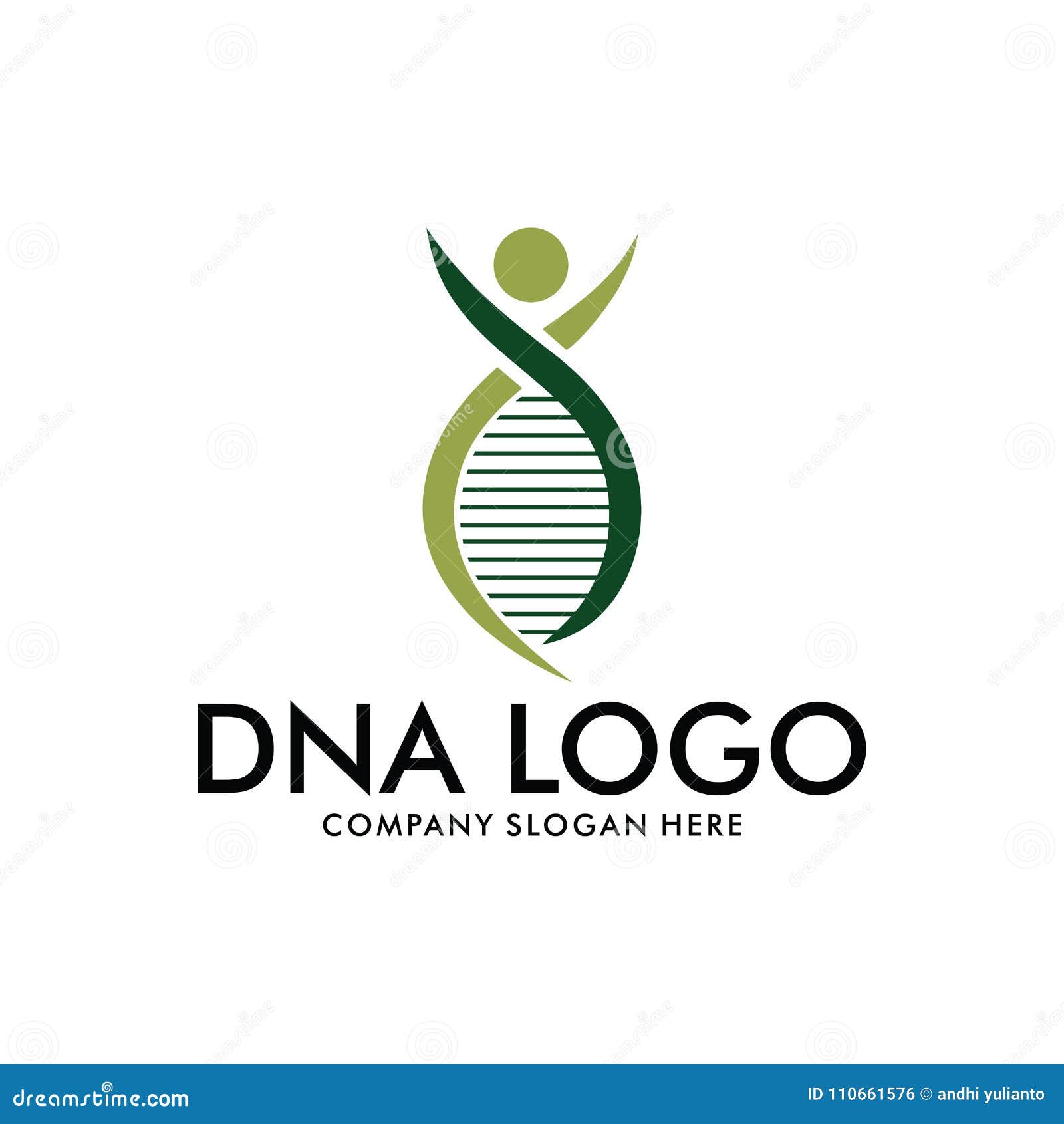 DNA Helix Scientific Laboratory Vector Logo Design Stock Illustration ...