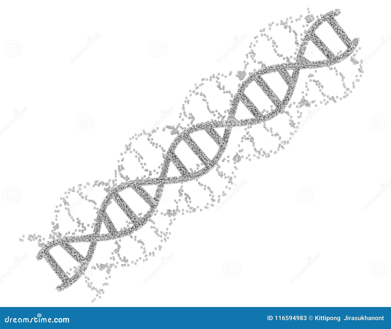 Dna helix or dna structure stock illustration. Illustration of cell ...
