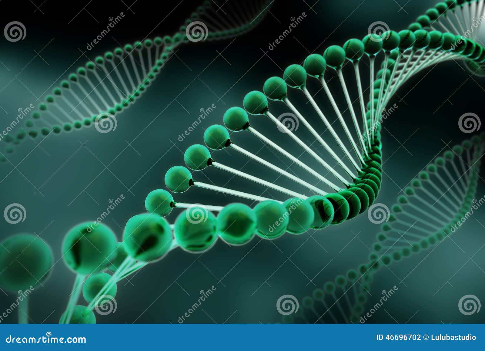 DNA Helix stock illustration. Illustration of molecular - 46696702