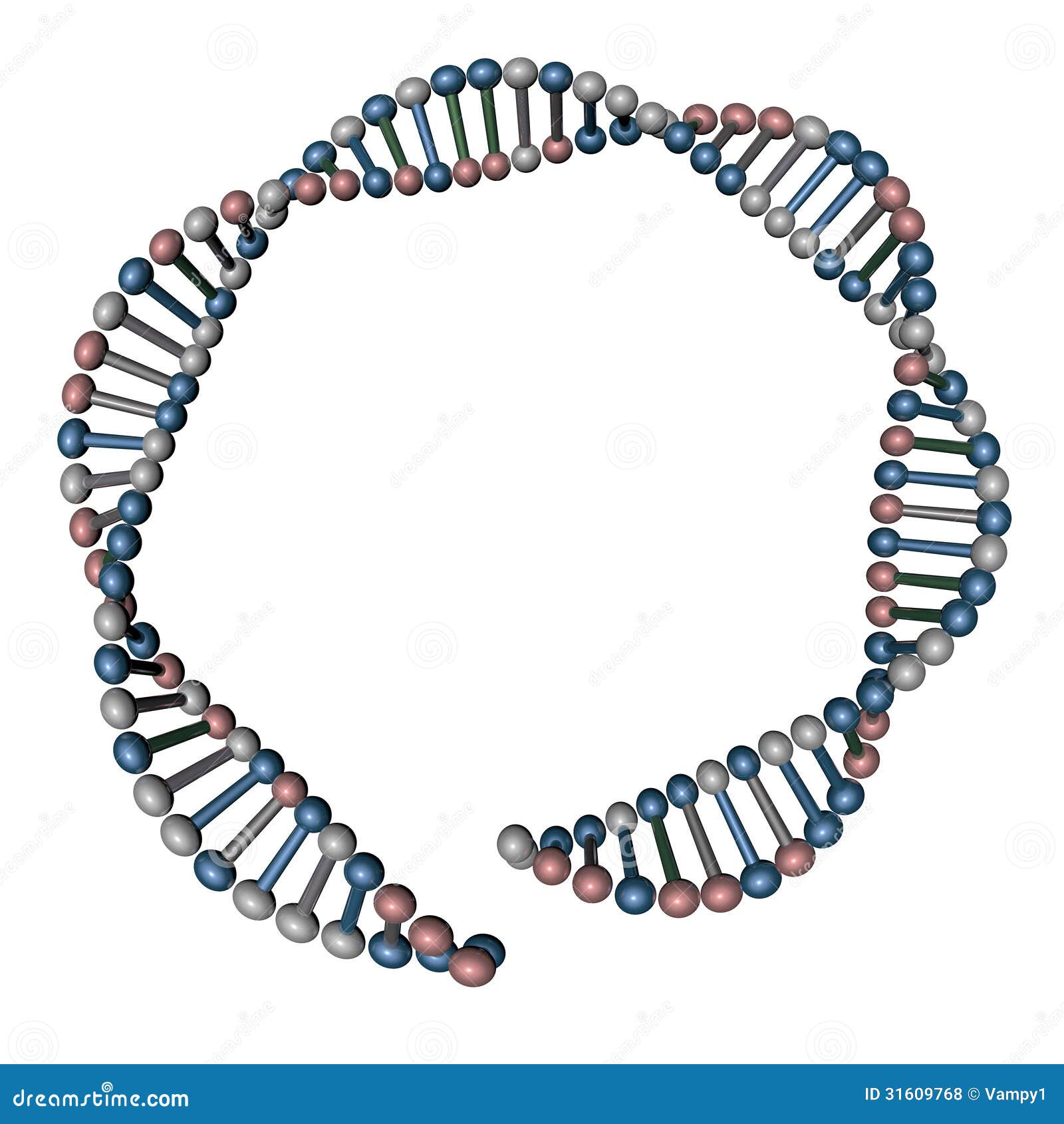 DNA helix stock illustration. Illustration of synthesize - 31609768