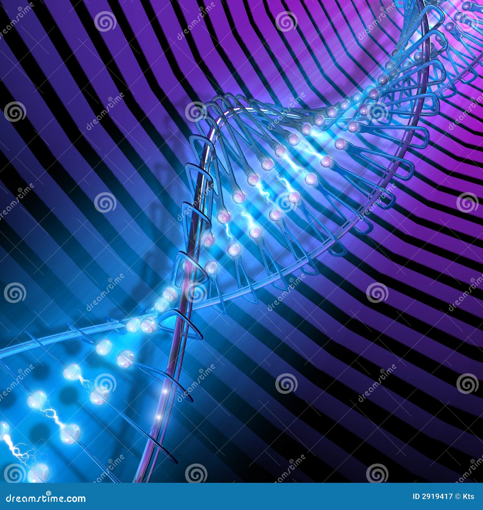 DNA High Technology stock illustration. Illustration of cell - 2919417