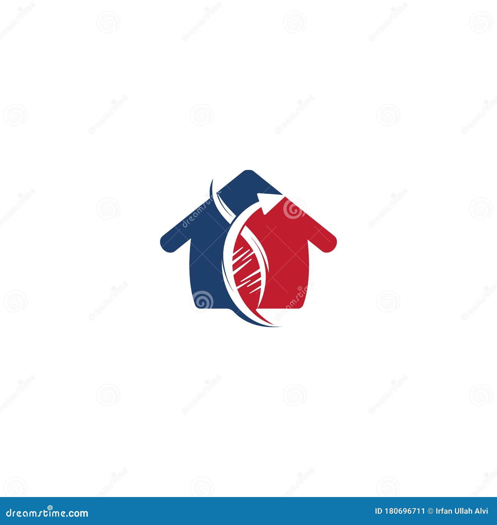 DNA Home Logo Vector Design. Stock Vector - Illustration of chemistry ...