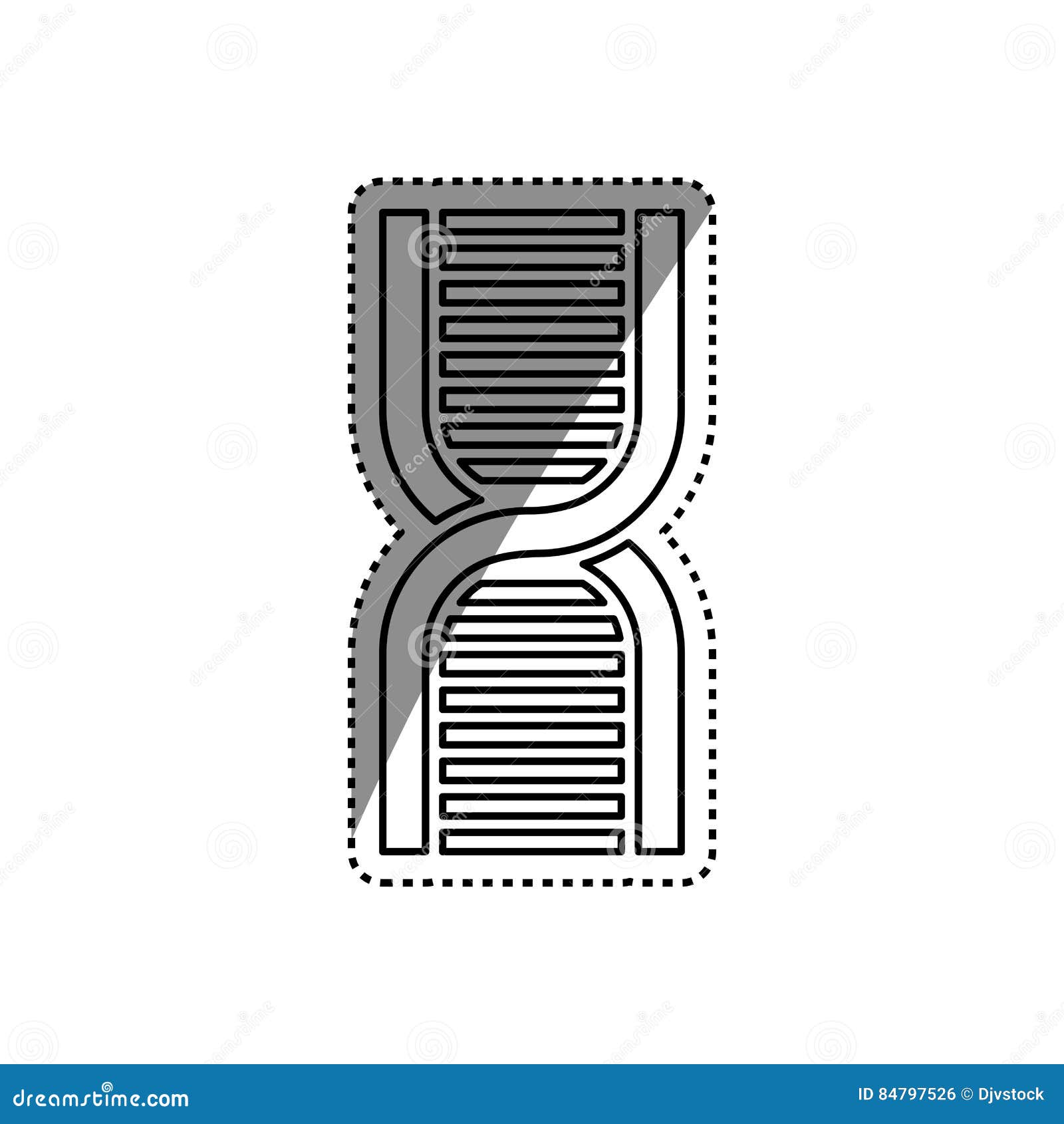 DNA human genetic stock illustration. Illustration of microscopic ...