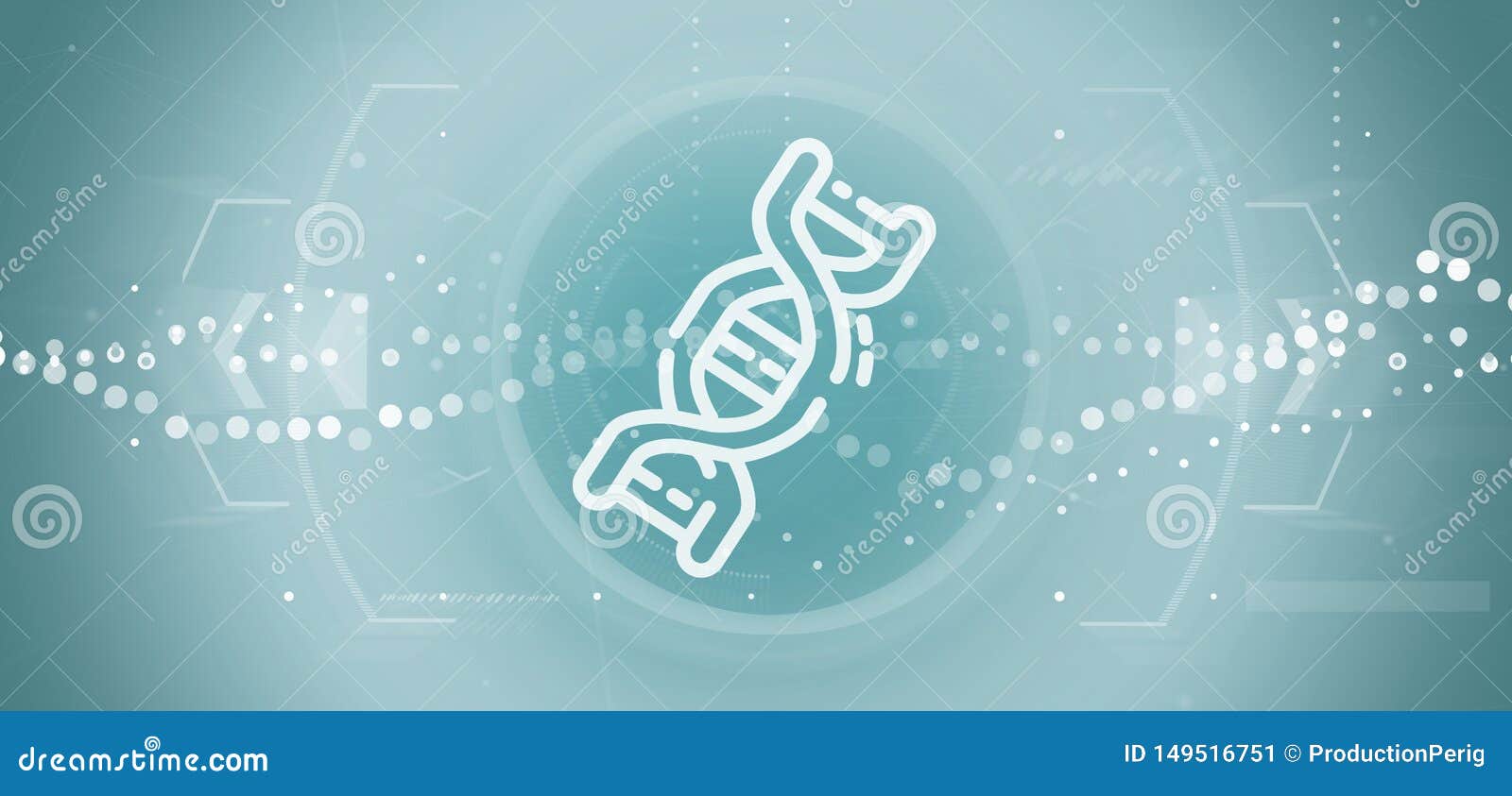 Dna Icon a Color Background Stock Illustration - Illustration of blue ...