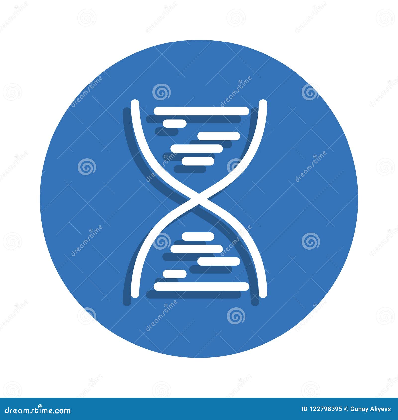 DNA Icon. Element of Education for Mobile Concept and Web Apps Icon ...