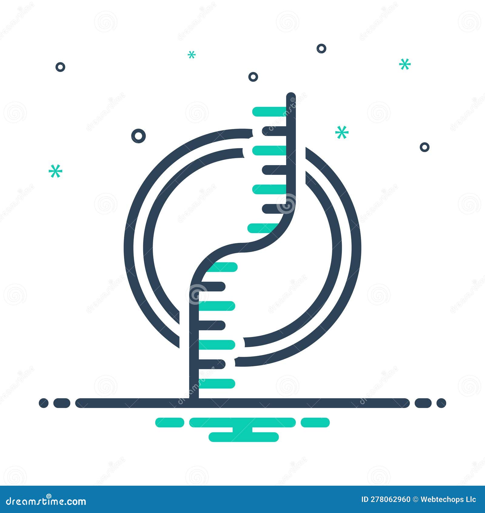 From Gene To DNA And Chromosome In Cell Structure. Genome Sequence ...
