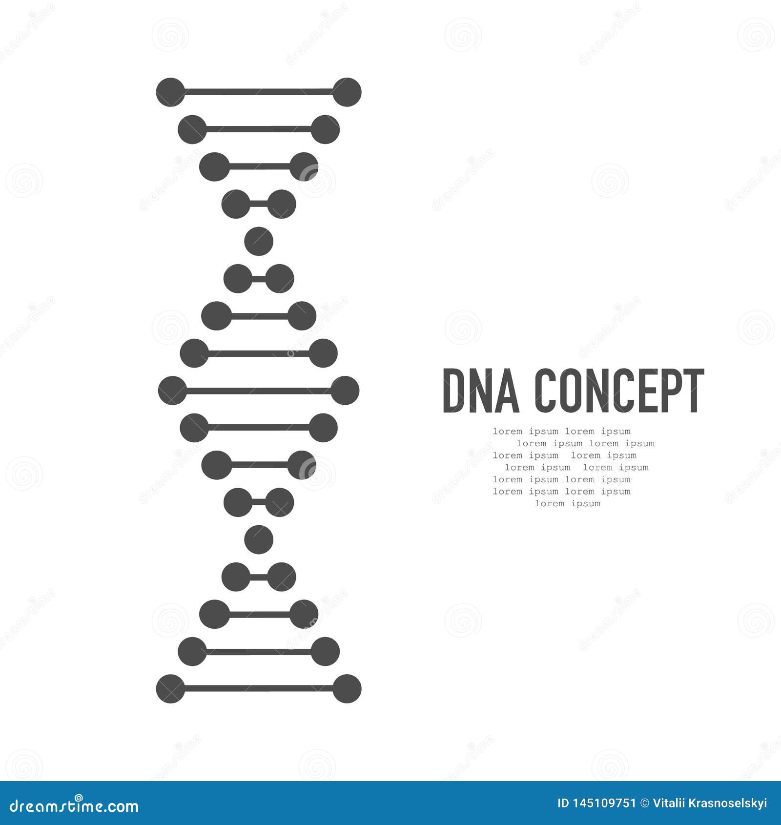 Dna Icon. Molecule Dna. Dna Symbol in Flat Style Stock Vector ...