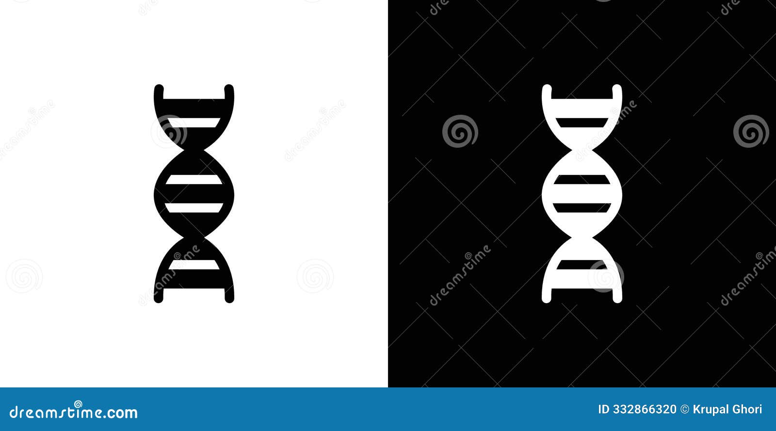 DNA icon logo set vector stock vector. Illustration of helix - 332866320