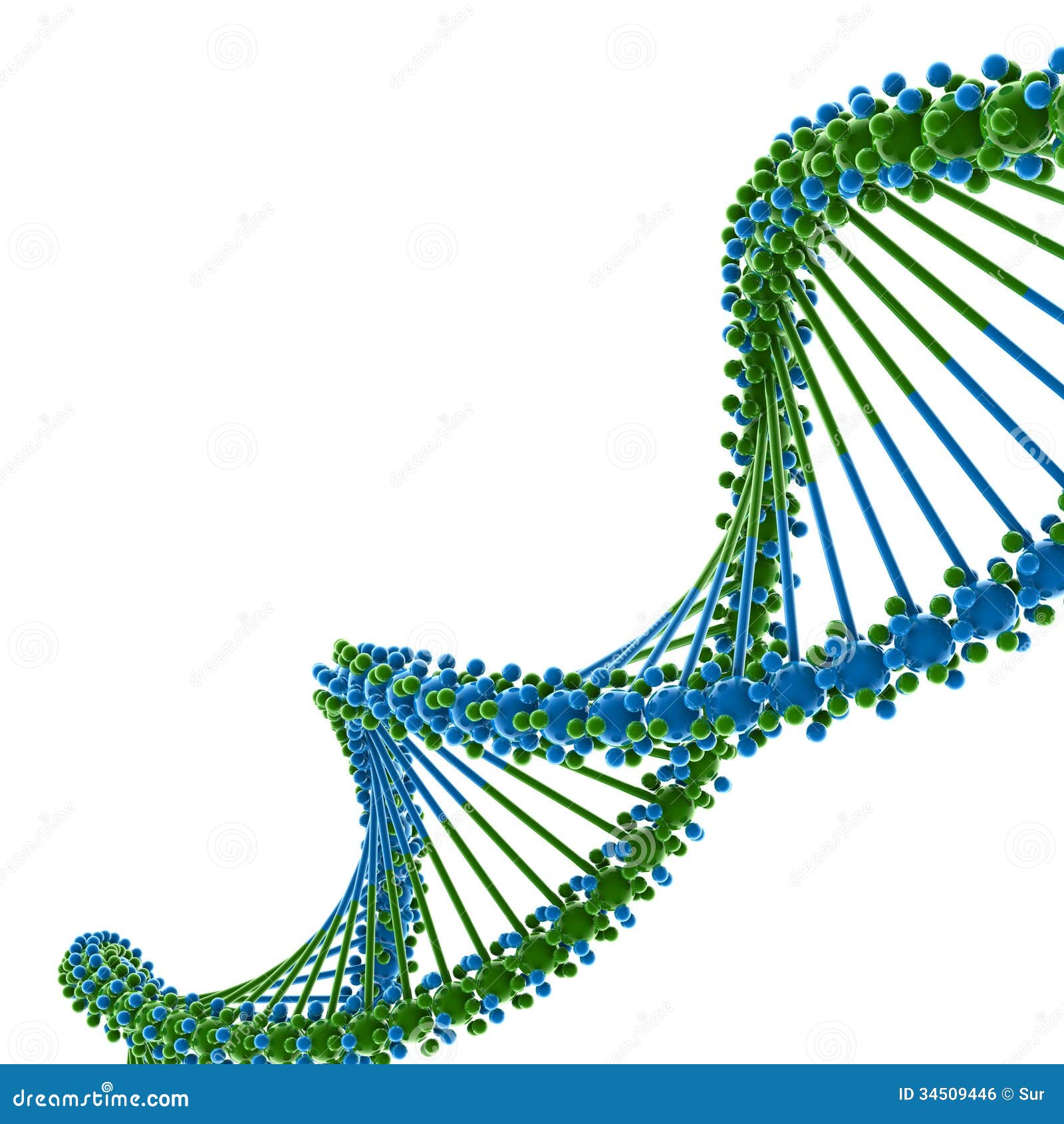 DNA stock illustration. Illustration of genetic, chain - 34509446