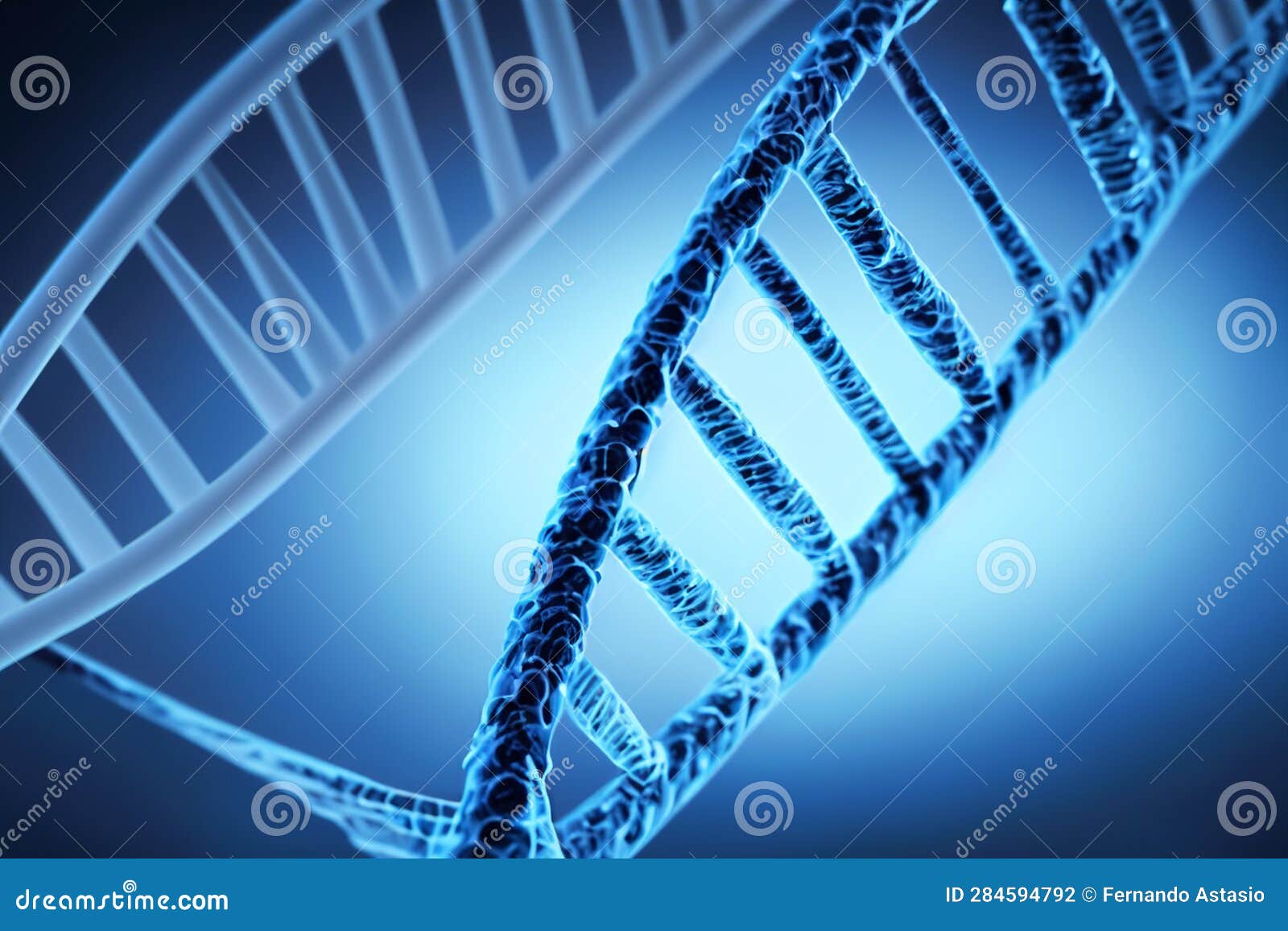 DNA. Illustration of the Molecular Structure of DNA Strands of Human ...