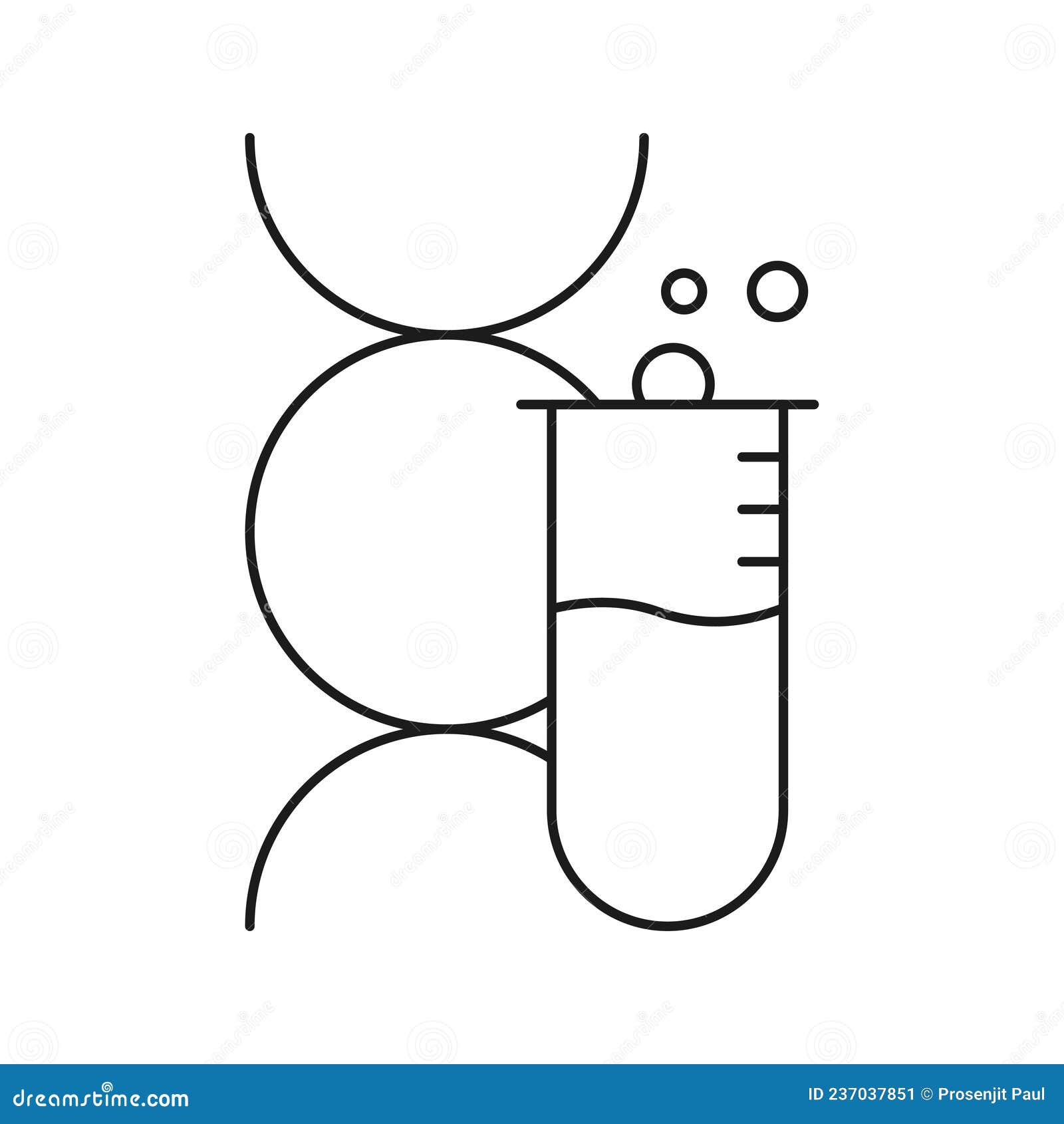 DNA lab research icon stock vector. Illustration of microbiology ...