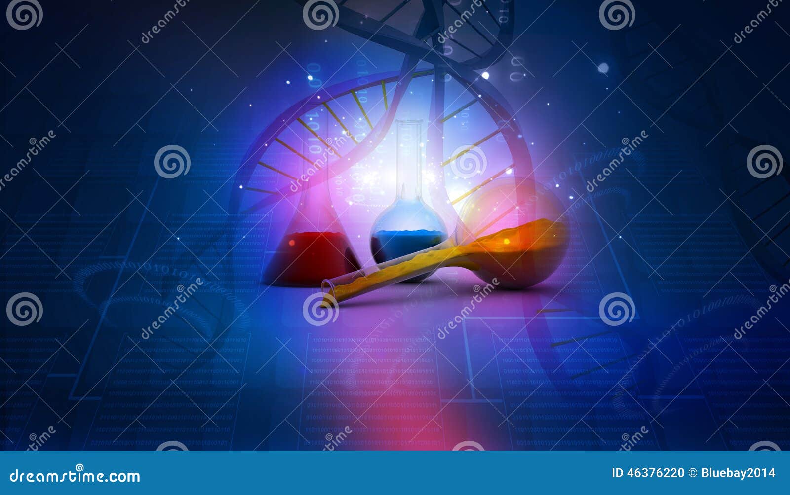 Dna and laboratory stock photo. Image of professional - 46376220