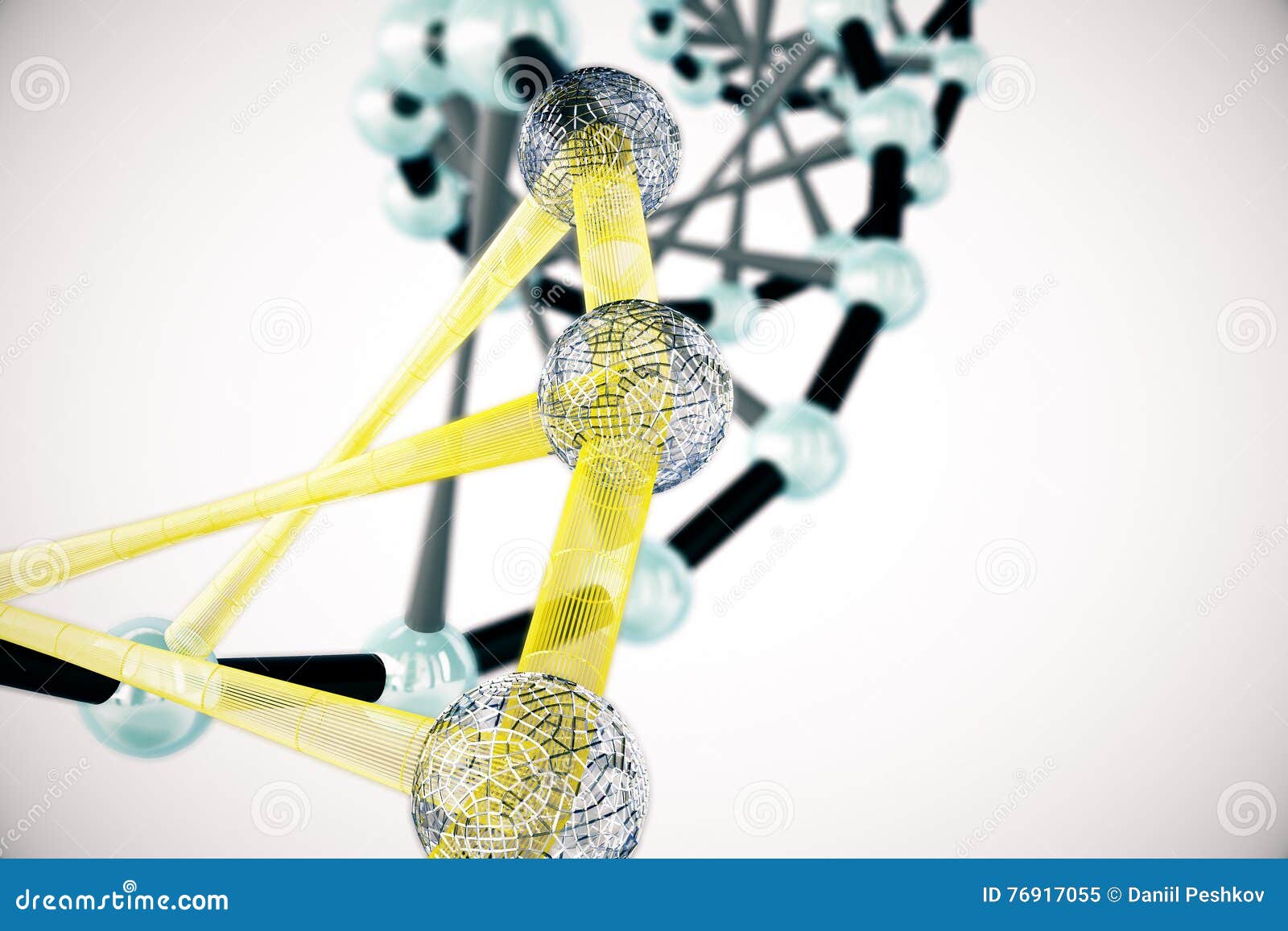 DNA on light background stock illustration. Illustration of evolution ...