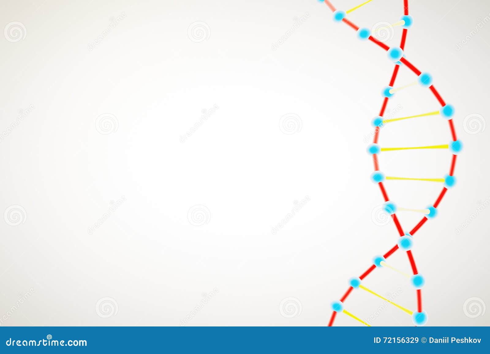 DNA on light background stock illustration. Illustration of chemistry ...