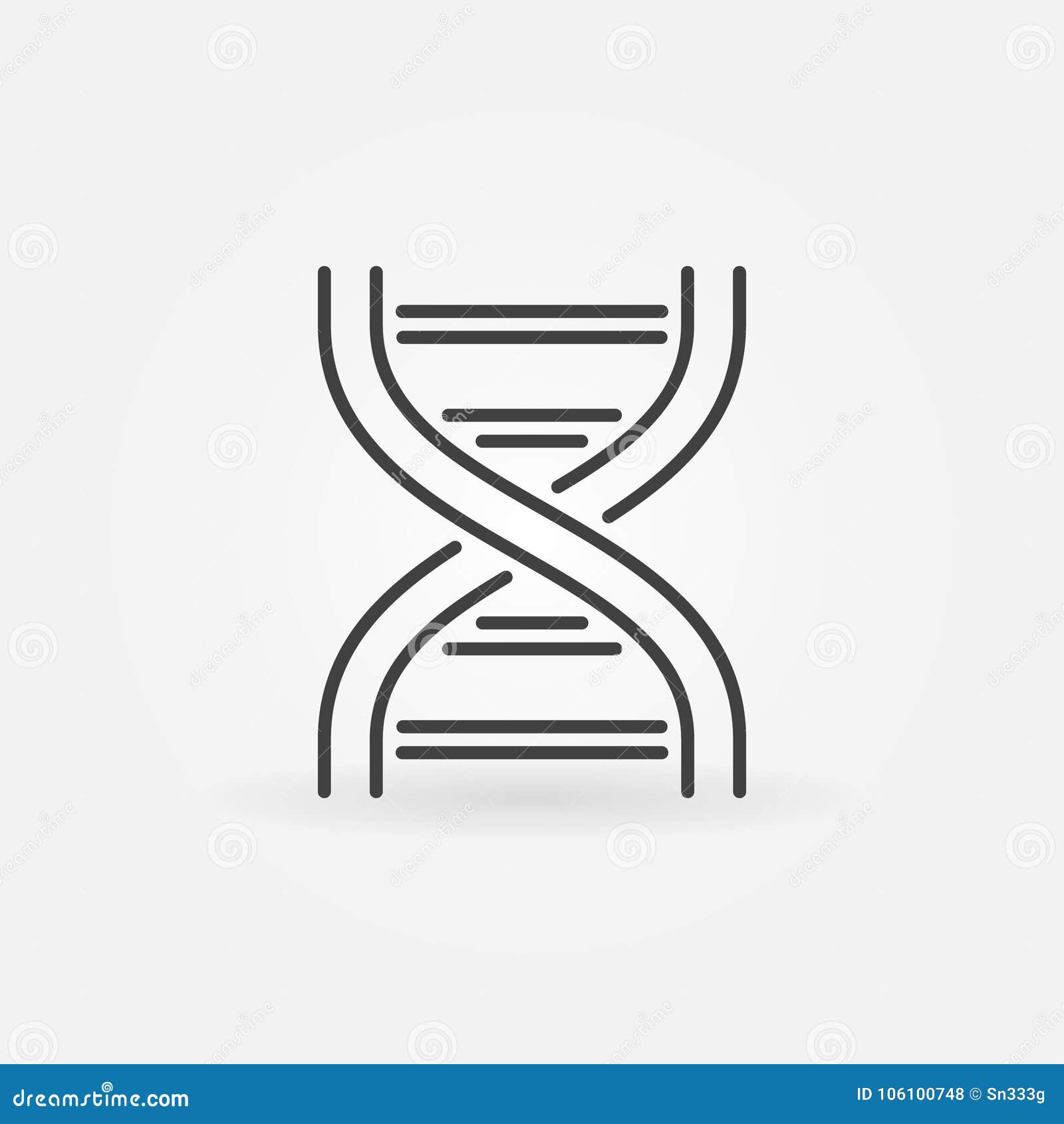 Vector Genetic Abstract Banner Template. Neon Color Glowing ...