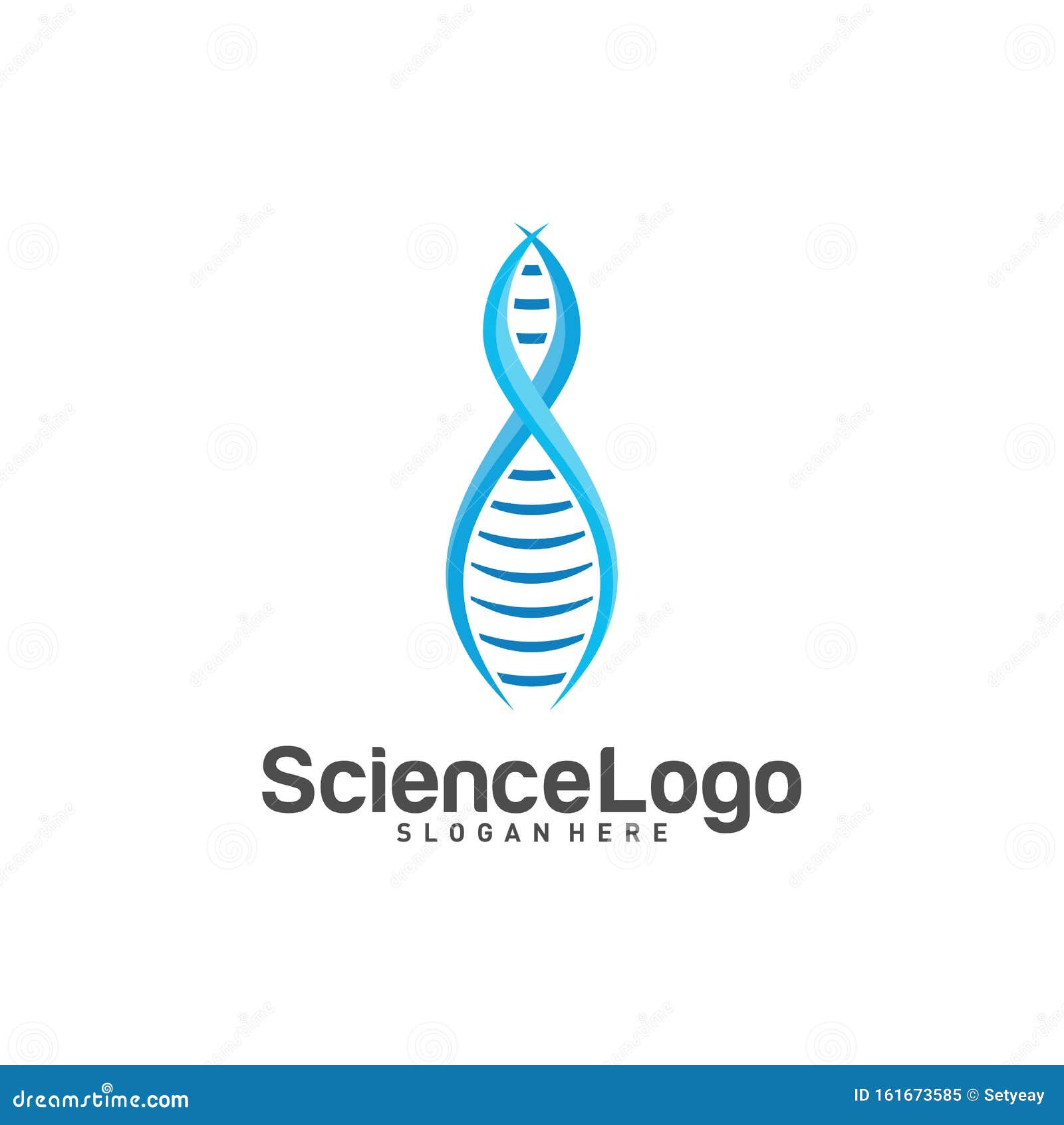 DNA Logo Design Concept Vector. Creative DNA Logo Template Stock Vector ...