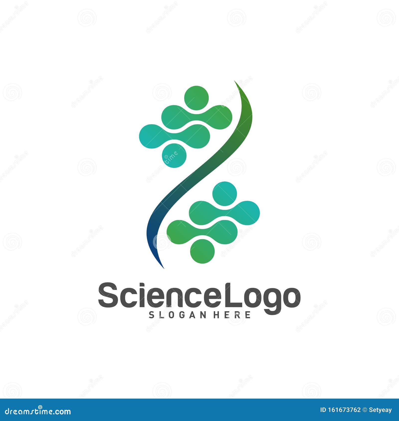 DNA Logo Design Concept Vector. Creative DNA Logo Template Stock Vector ...