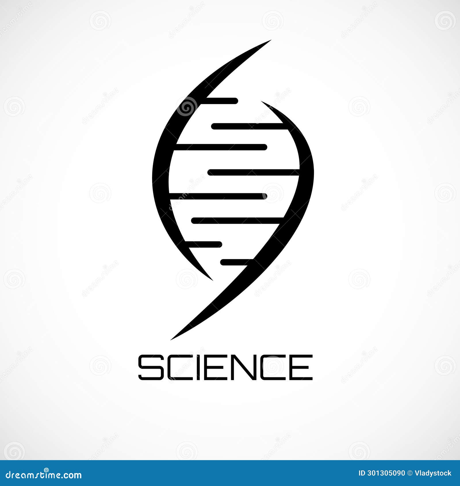 Dna Logo Design. Vector Template for Science Stock Vector ...