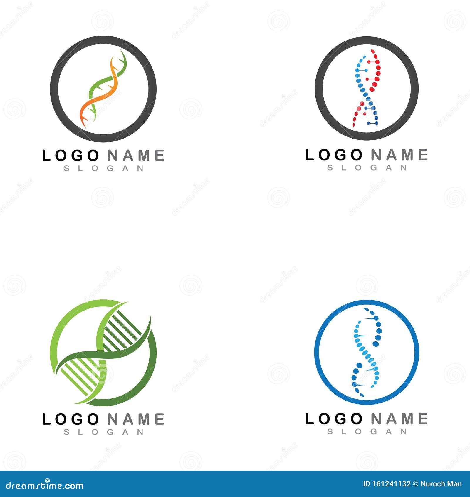 DNA Logo and Symbol Template Icon Stock Vector - Illustration of atom ...