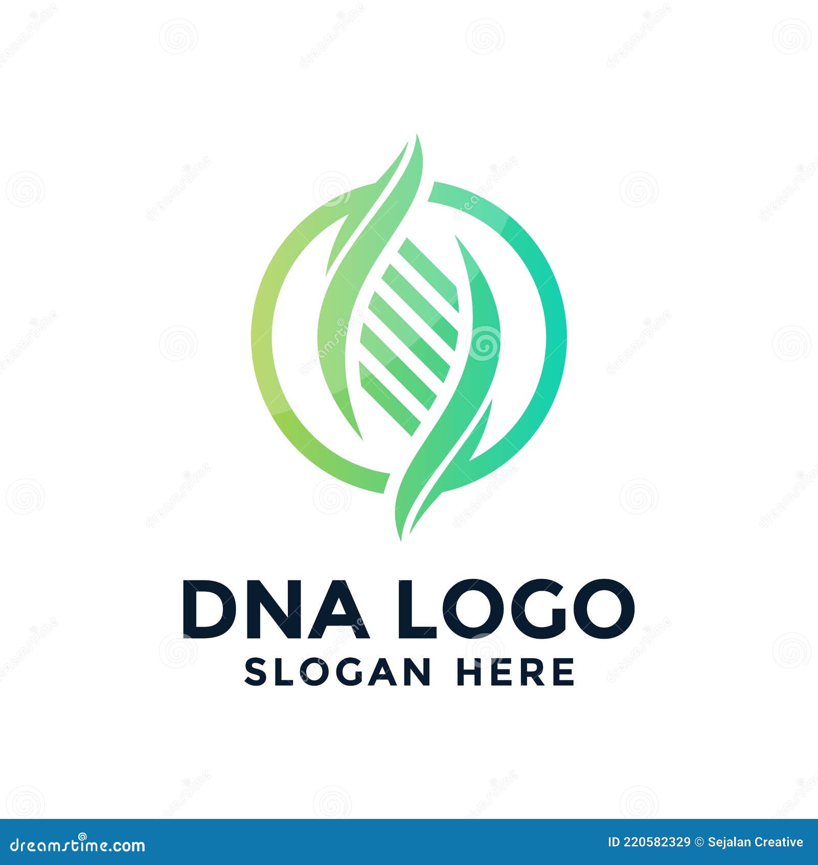 DNA logo design stock vector. Illustration of chemistry - 220582329