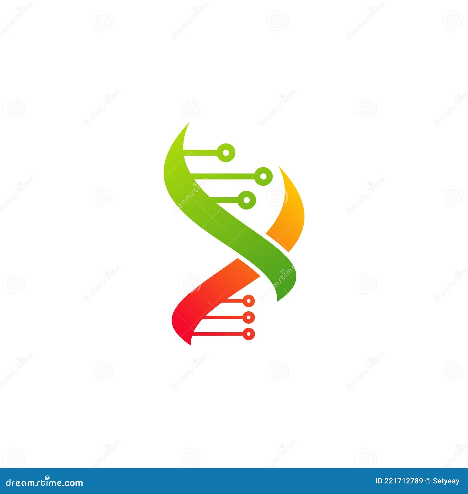 DNA Logo Vector Template, Creative DNA Logo Design Concepts Stock ...