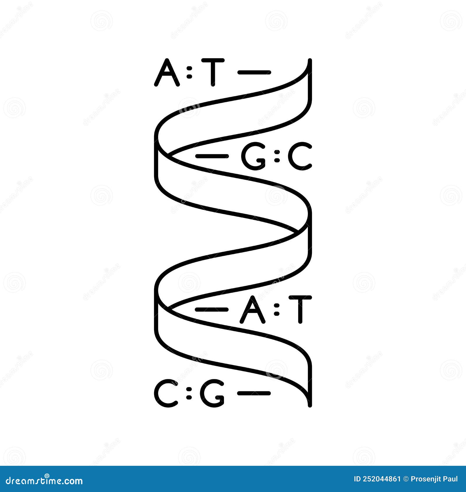Dna Medical Symbol Icon Vector Stock Vector - Illustration of chemistry ...