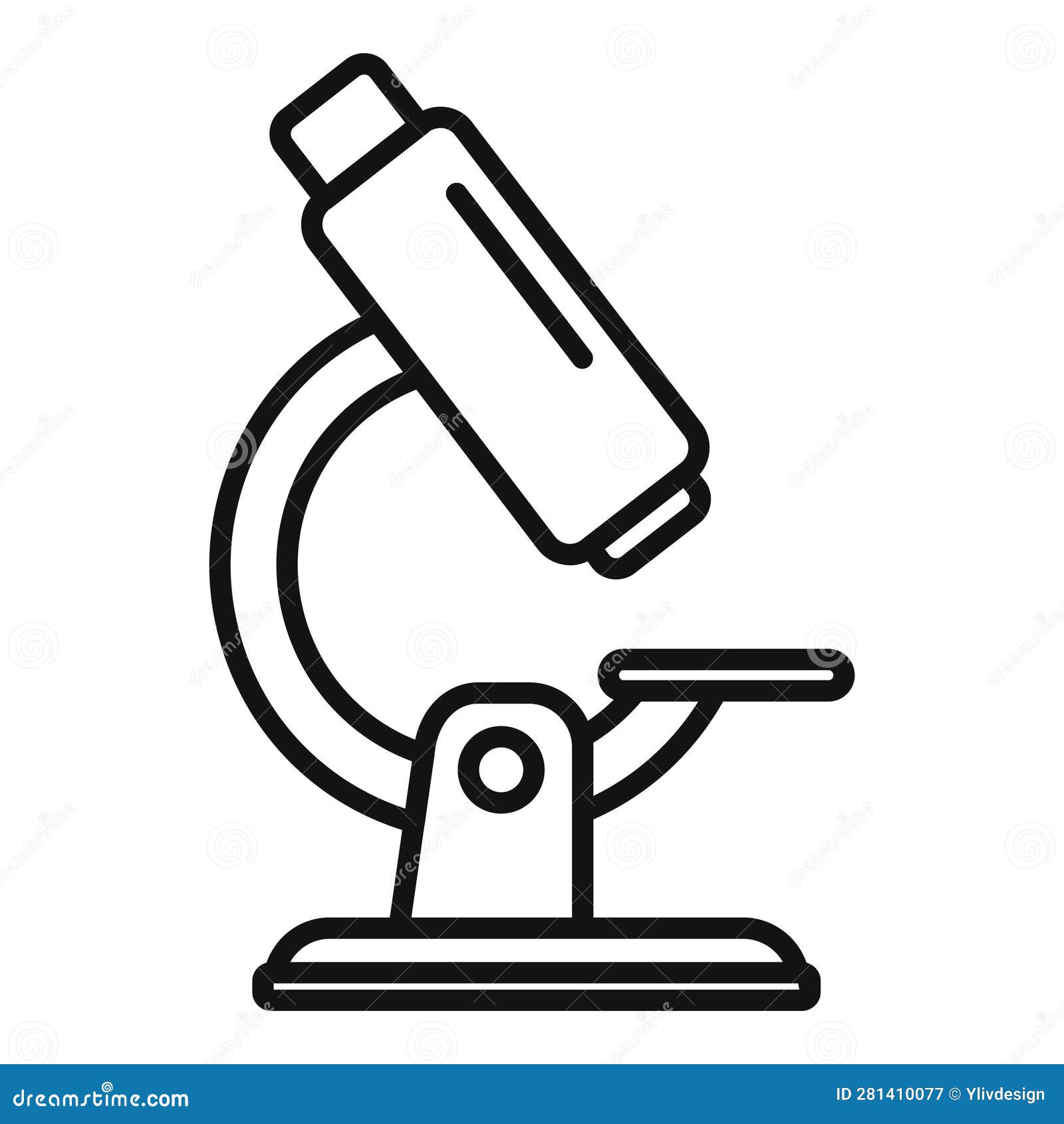 Dna Microscope Icon Outline Vector. Gmo Food Stock Vector ...