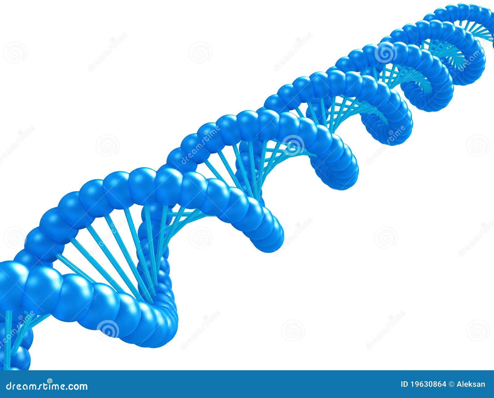 DNA model. stock illustration. Illustration of biotechnology - 19630864