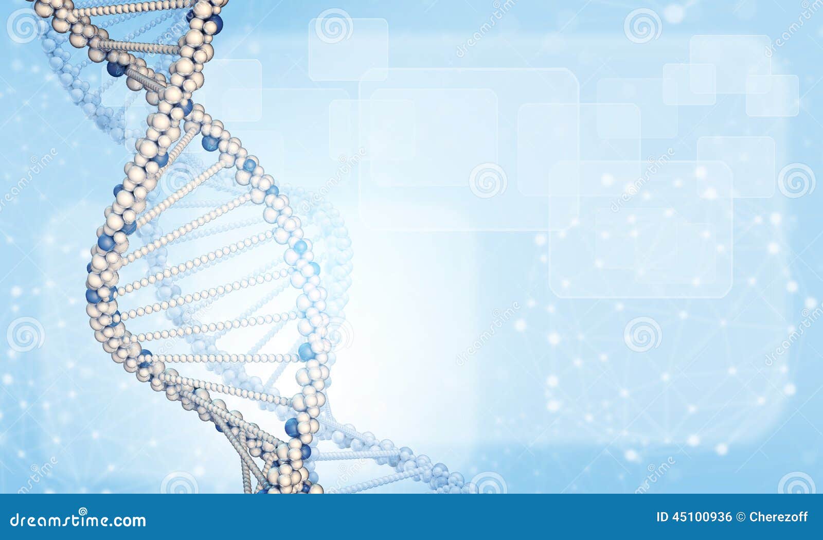 DNA Model With Blured Wire-frame Spheres Royalty-Free Stock Photo ...