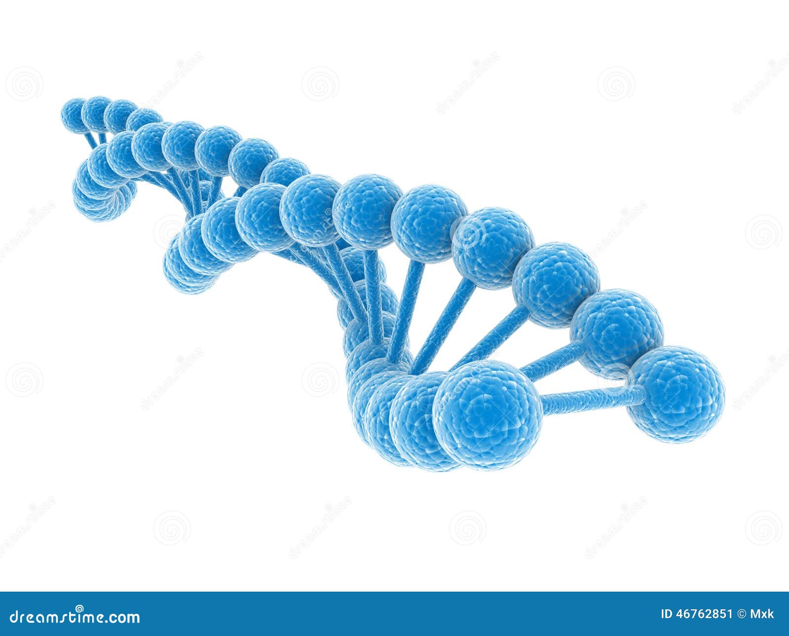 DNA model stock illustration. Illustration of dimensional - 46762851