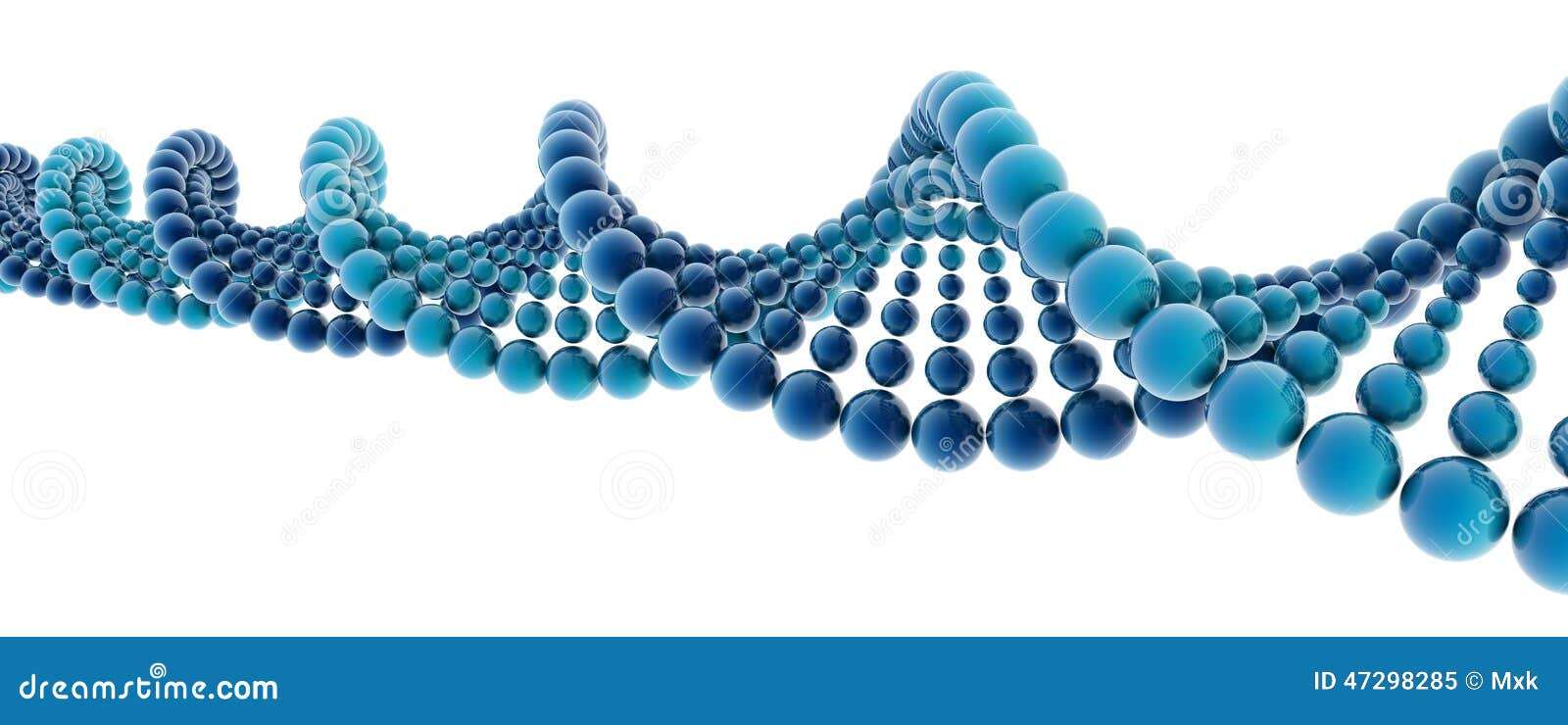 DNA model stock illustration. Illustration of chain, molecular - 47298285
