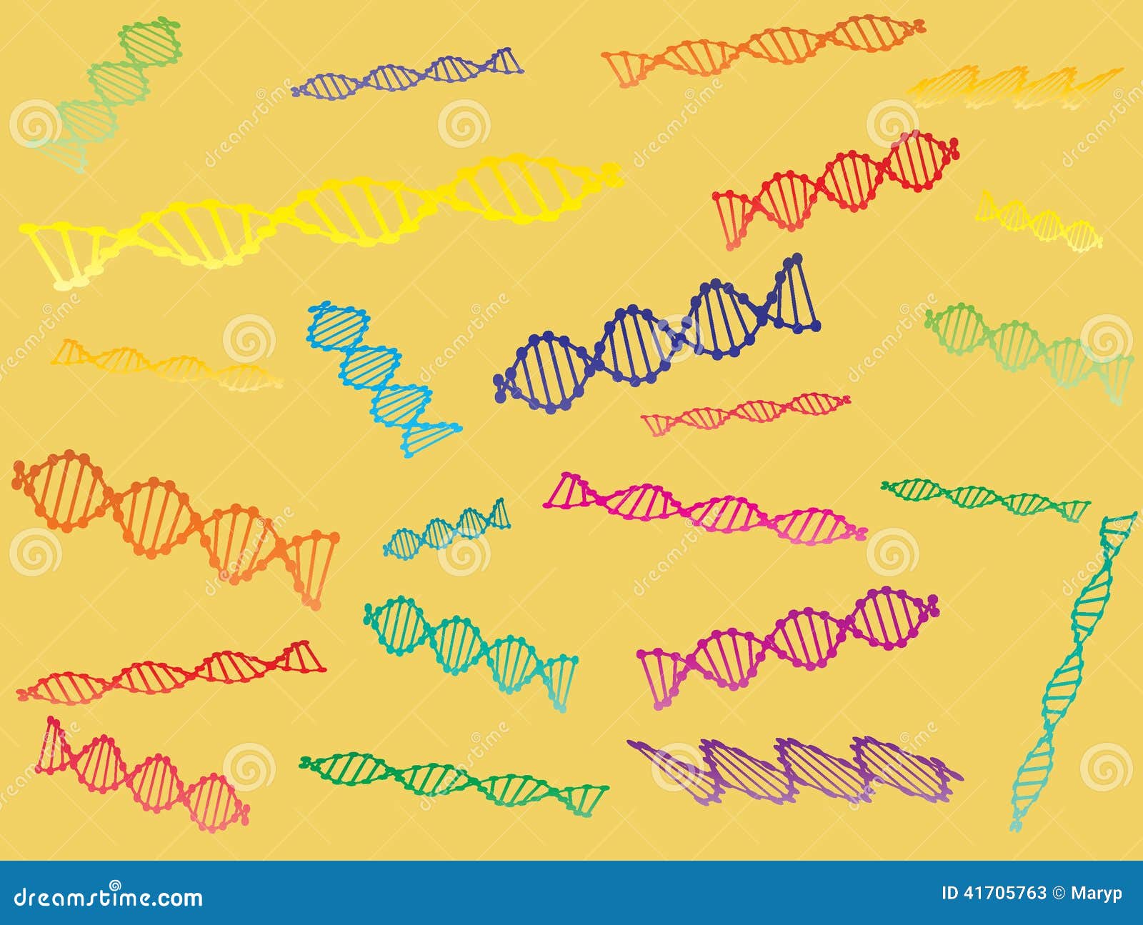 DNA model stock vector. Illustration of biotechnology - 41705763