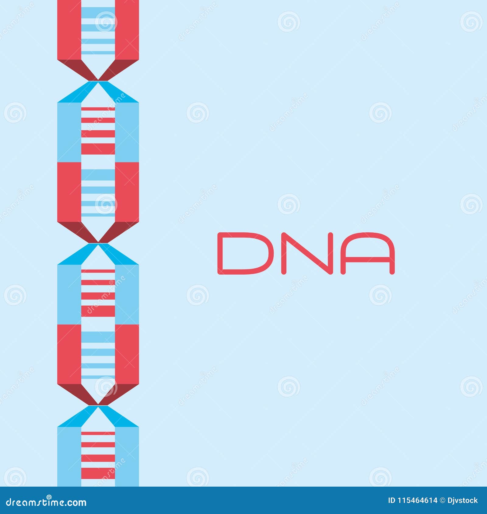 DNA molecula design stock vector. Illustration of adenine - 115464614