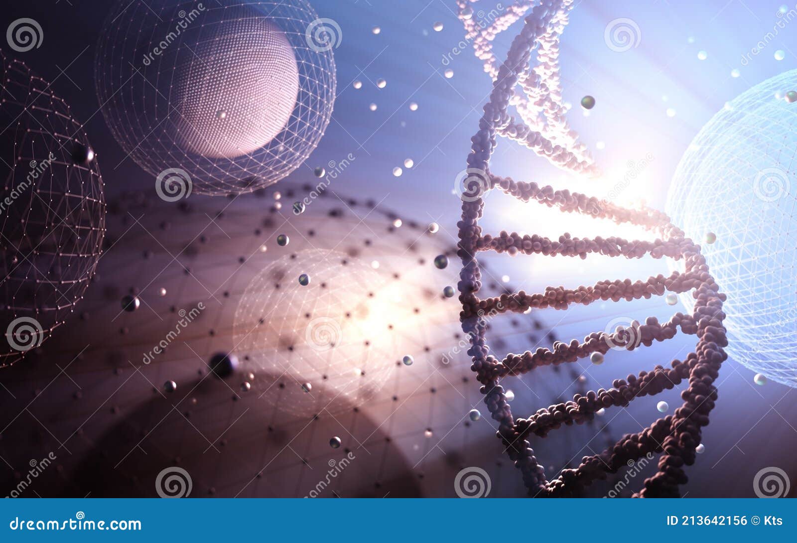 DNA Molecular Genetic Science Biotechnology Stock Photo - Image of ...