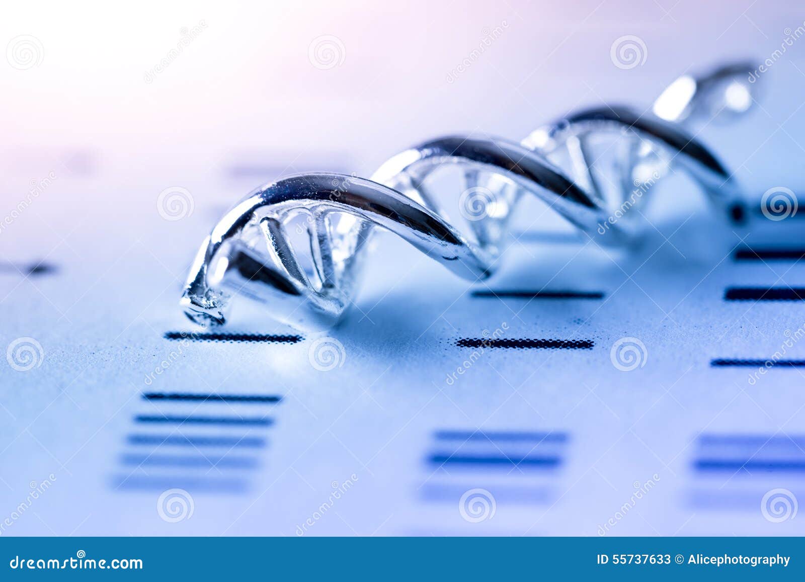 DNA, molecular lab test stock image. Image of chromosome - 55737633
