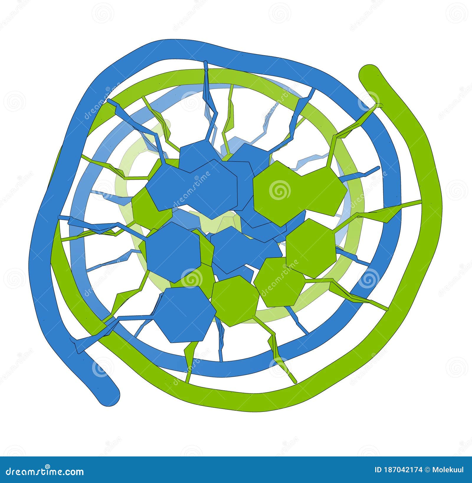 DNA Molecular Structure. Main Carrier of Genetic Information in All ...