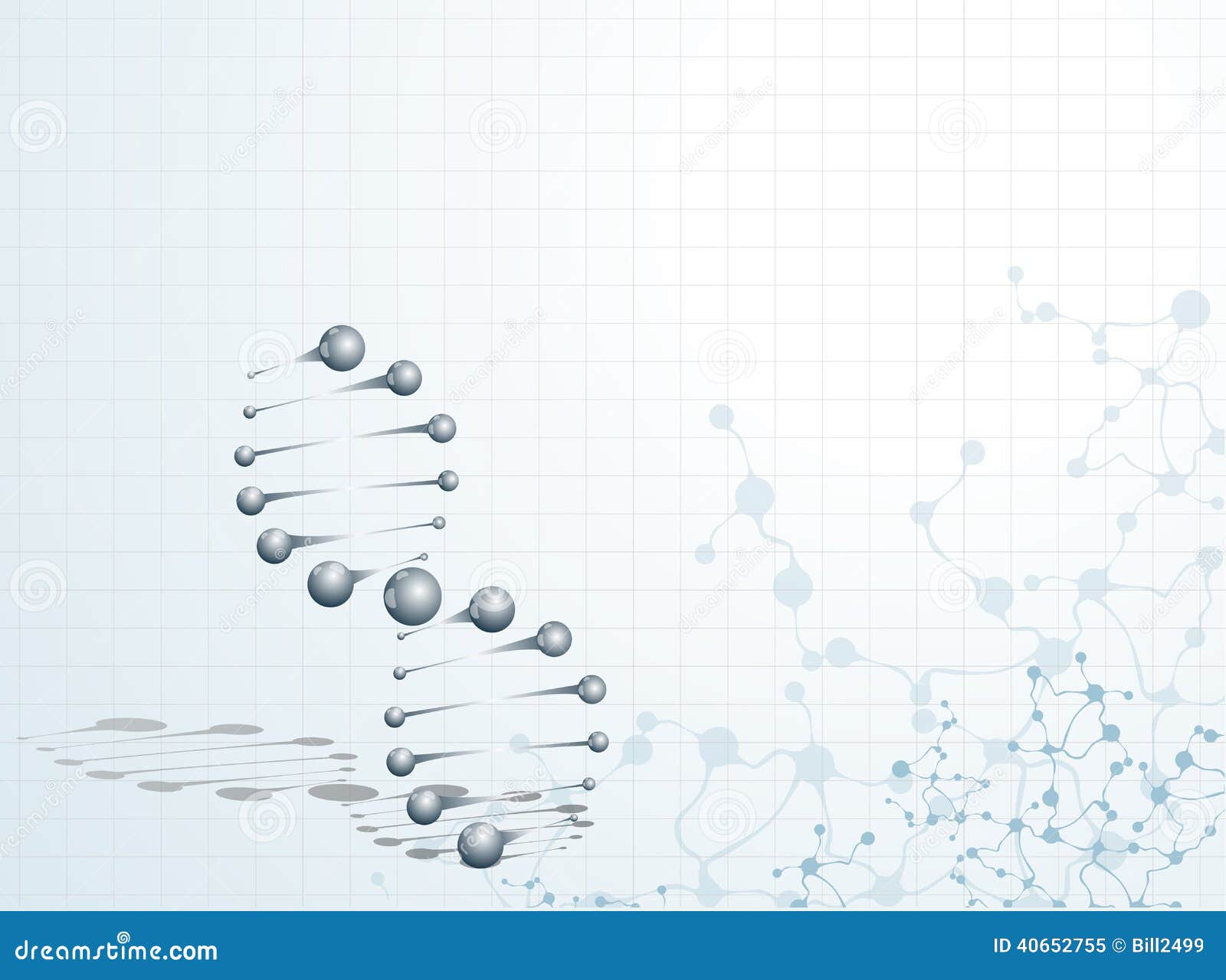 Dna molecule, abstract stock illustration. Illustration of genome ...