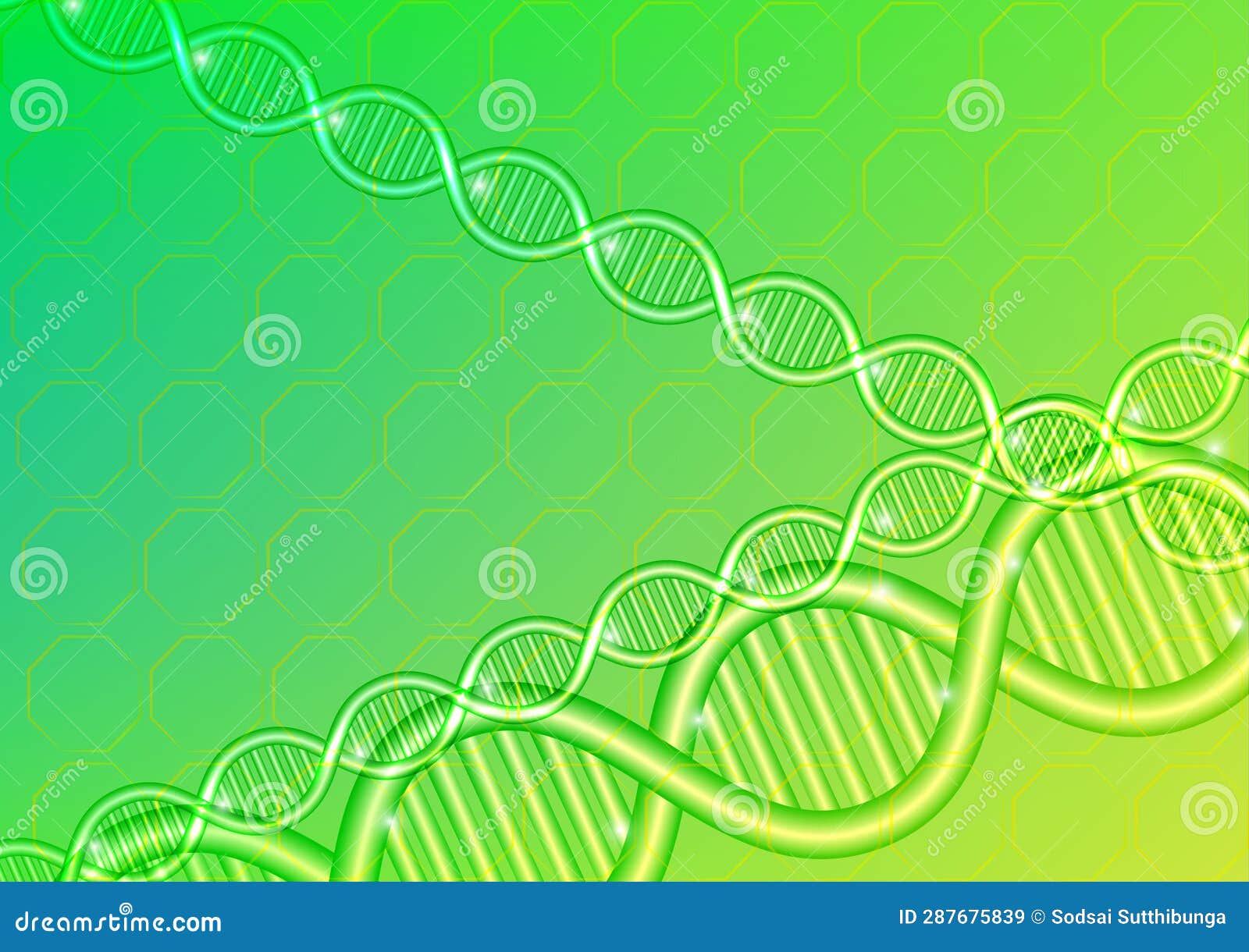 DNA Molecule Chemical Structure Gene Biotechnology Code Abstract ...