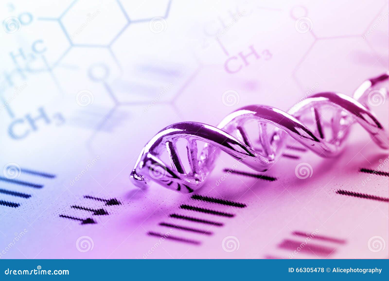 DNA, Molecule, Chemistry in Laboratory Lab Test Stock Photo - Image of ...