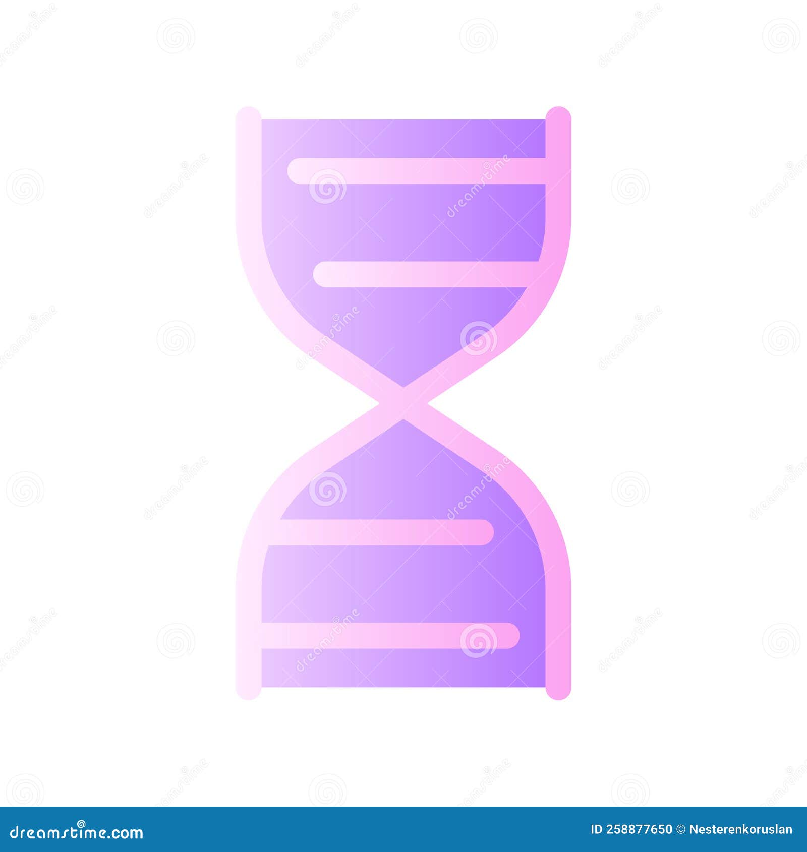 DNA Molecule Flat Gradient Two-color Ui Icon Stock Vector - Illustration of healthcare ...