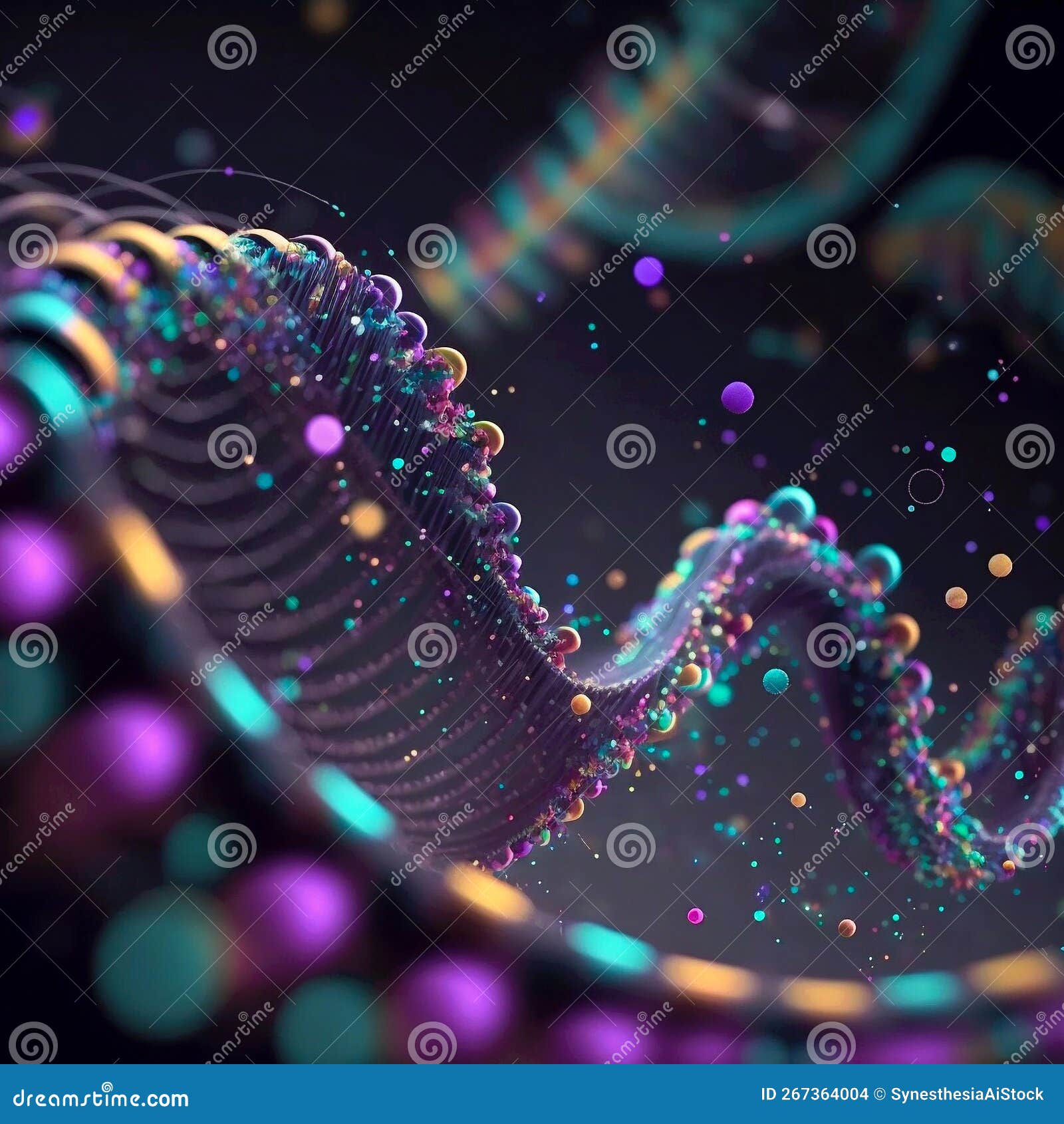 MRNA Chains Contained In A Modern Coronavirus Vaccine Royalty-Free ...