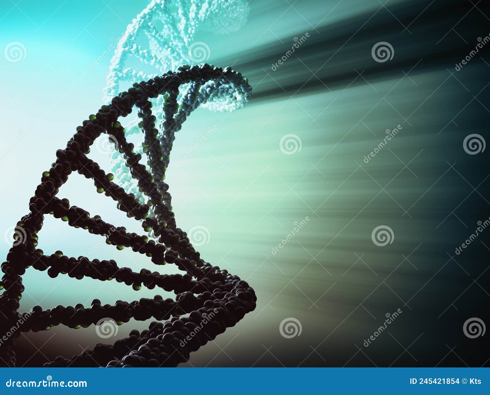 DNA Molecule Helix Genetic Code Stock Illustration - Illustration of ...