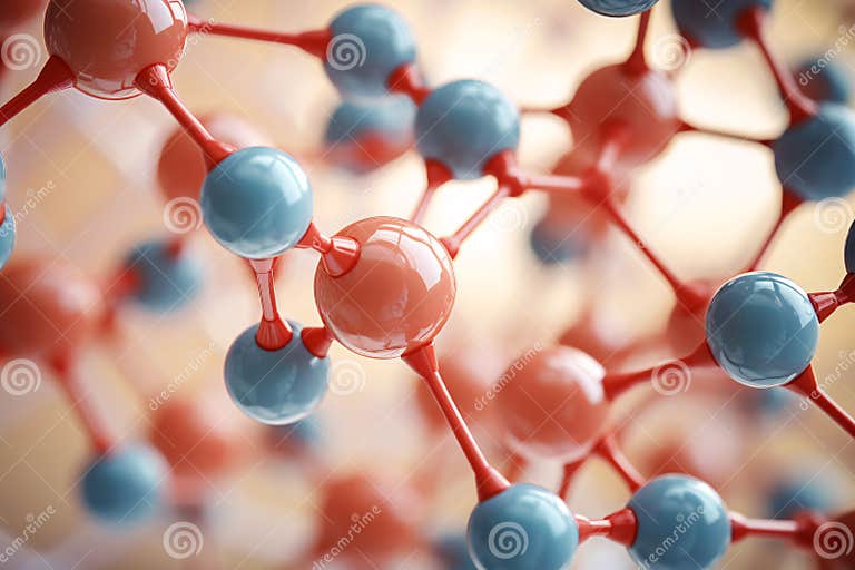 DNA Molecule Model: 3D Illustration for DNA Structure, Research, and ...