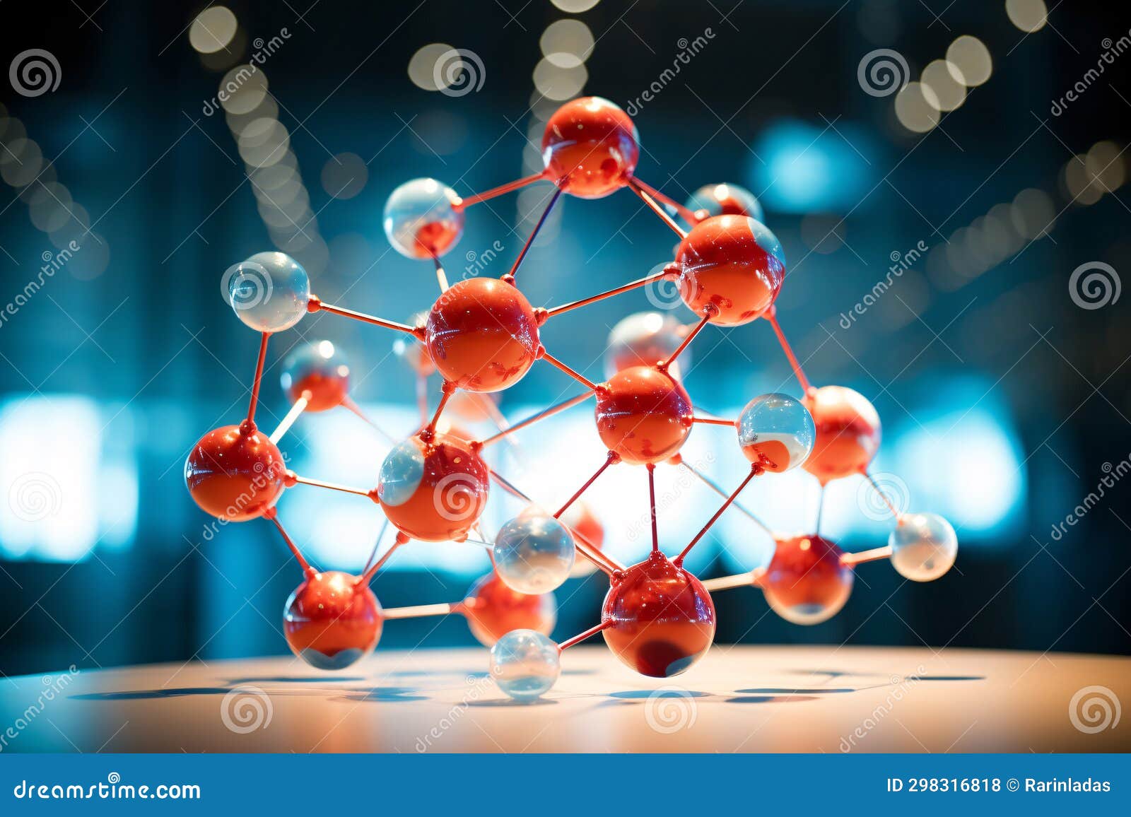 DNA Molecule Model: 3D Illustration for DNA Structure, Research, and ...