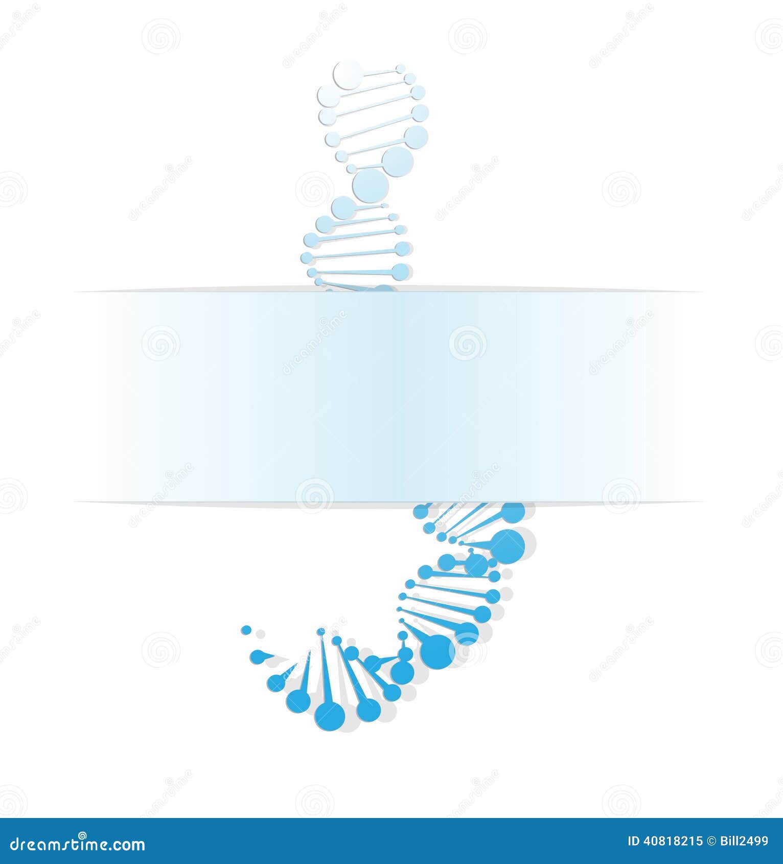 DNA Molecule Planar Elements Texture Stock Illustration - Illustration ...