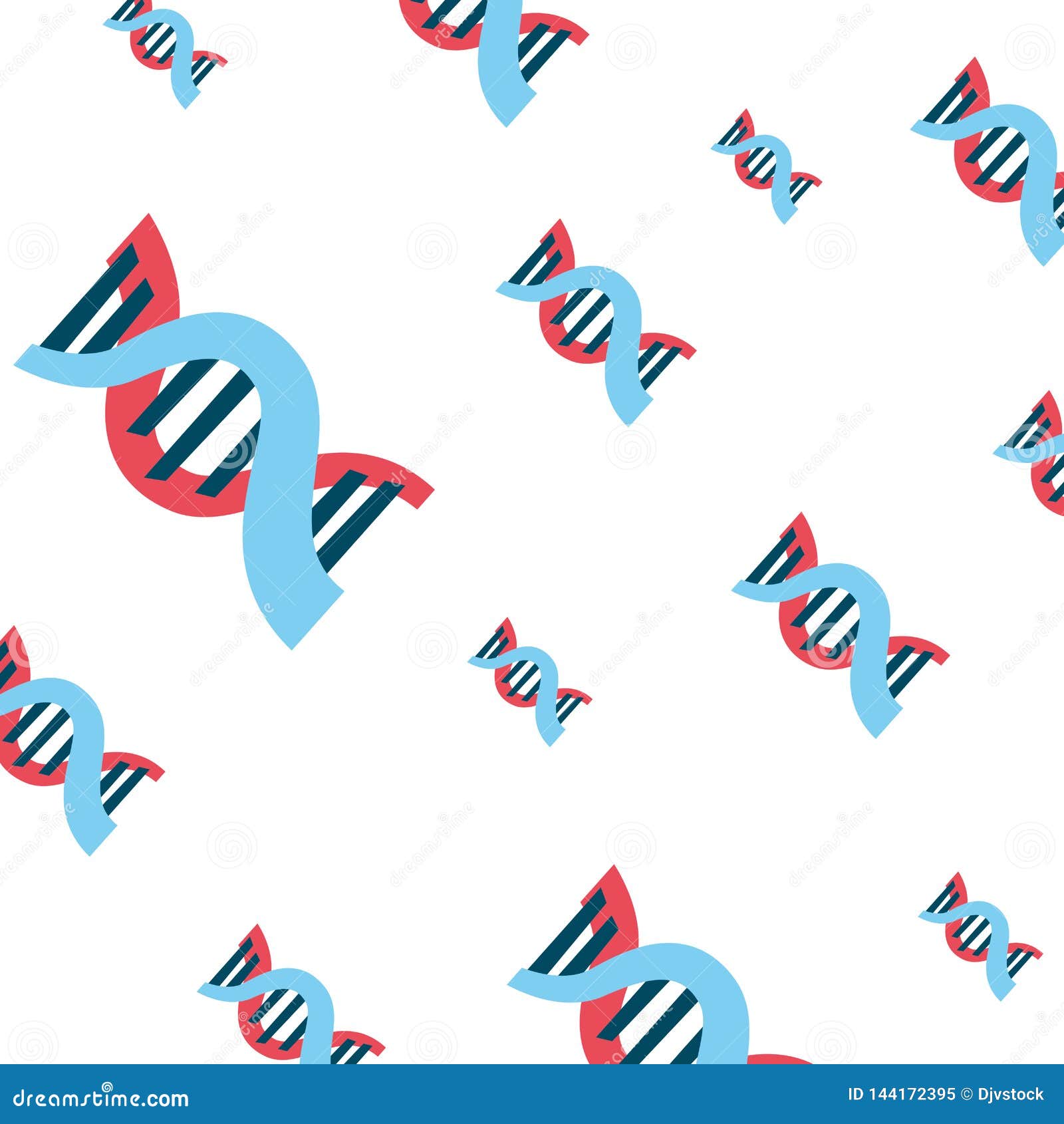 Dna Molecule Scientific Medical Pattern Stock Illustration ...
