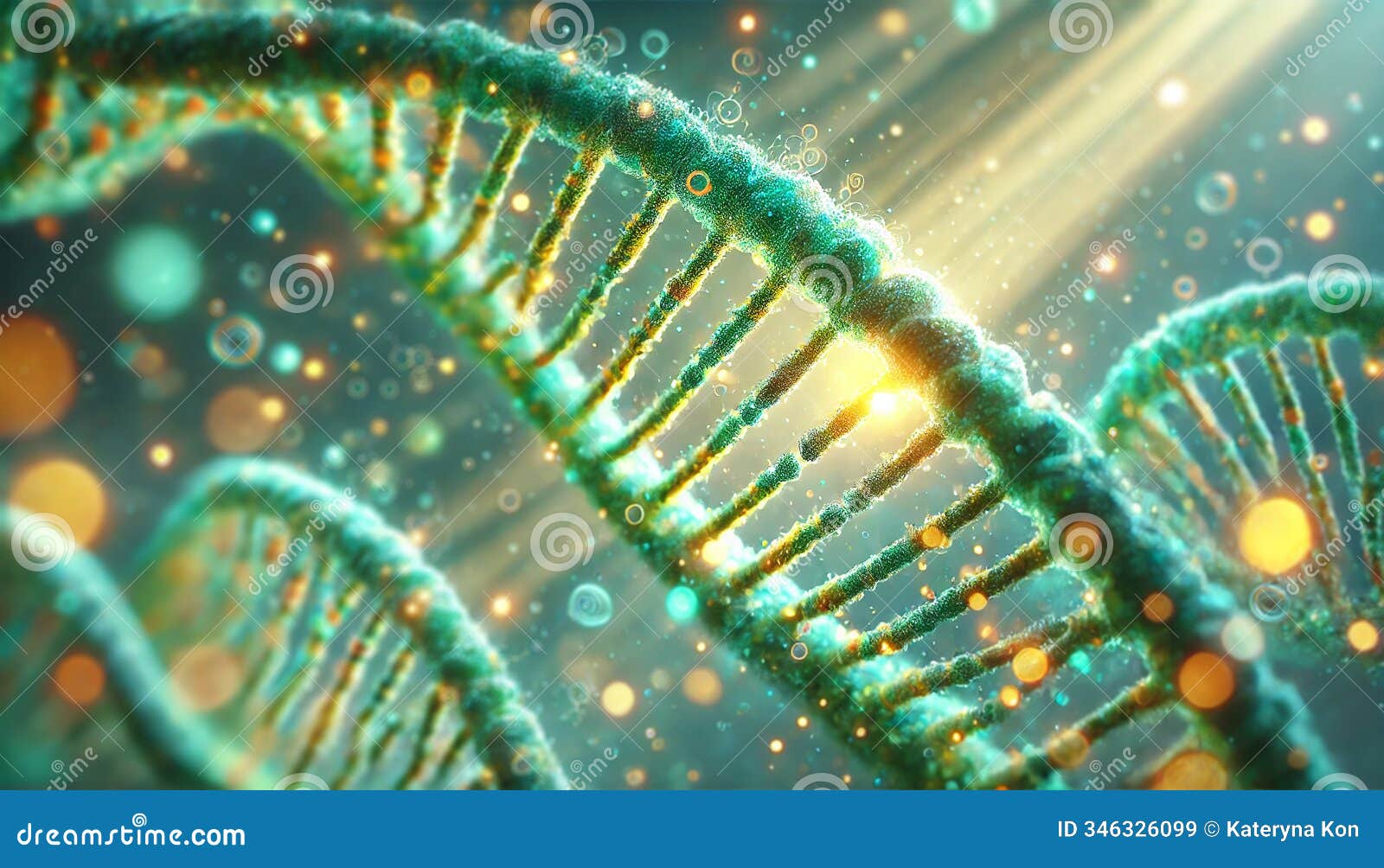 DNA Molecule, Showcasing Its Double Helix Structure with Detailed Base ...