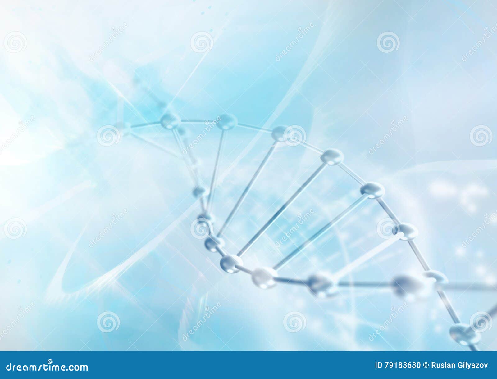 DNA Molecule Structure Background. Stock Illustration - Illustration of ...