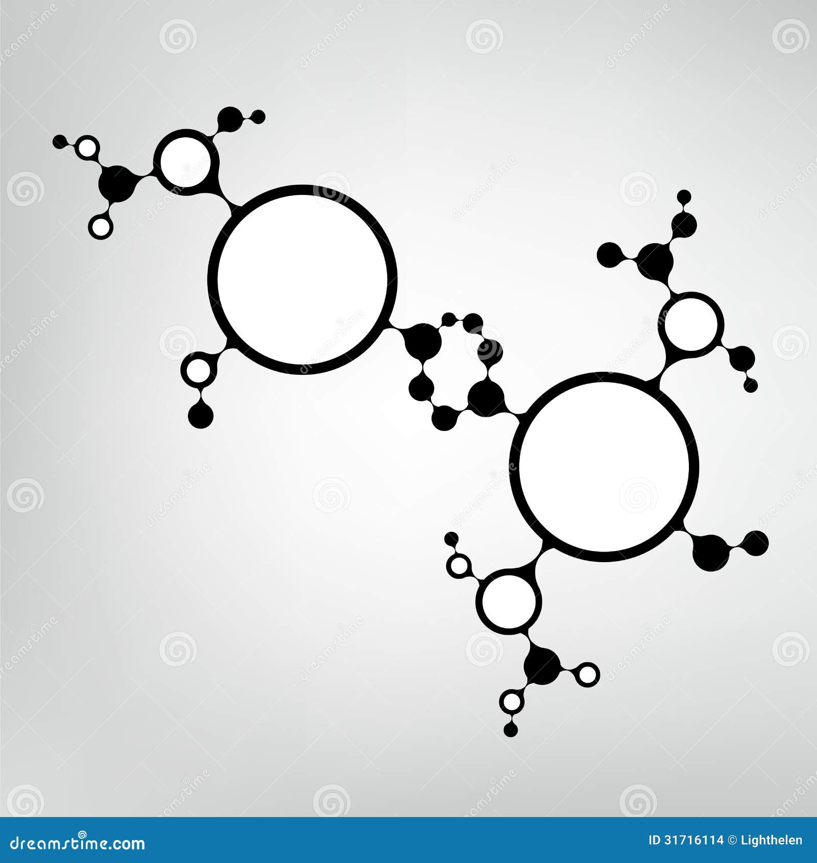 DNA Molecule Structure Background Stock Illustration - Illustration of ...